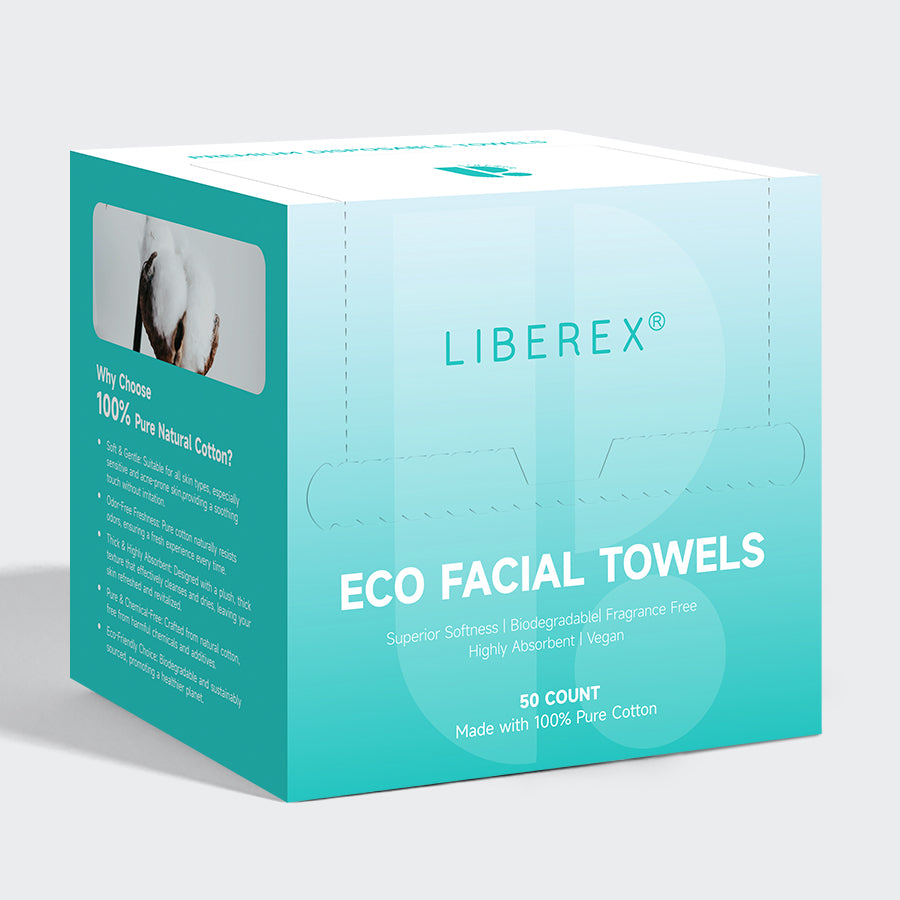 Liberex Pure Cotton Disposable Face Towels – LIBEREX